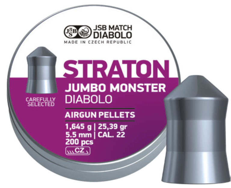JSB Diabolo Straton Jumbo Monster .22 (5.5mm) - Airgun Pellet Database